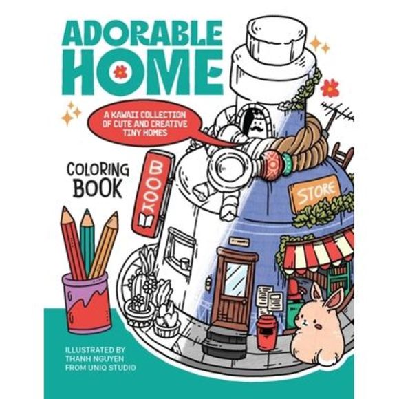 Thanh Nguyen | Other | Adorable Home Coloring Book A Kawaii Collection ...